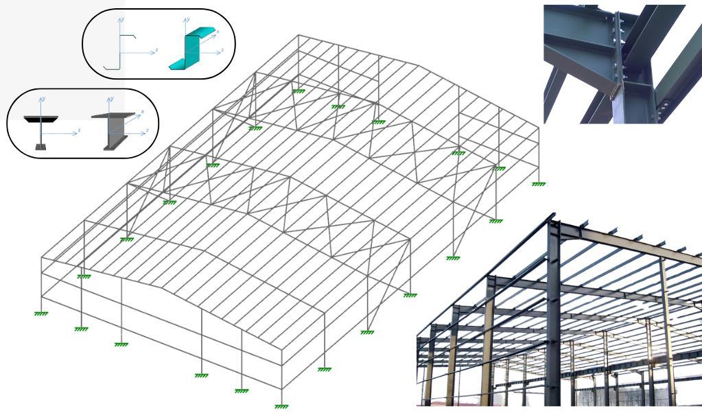 Pre-Engineered Building Design in RISA-3D – Acero